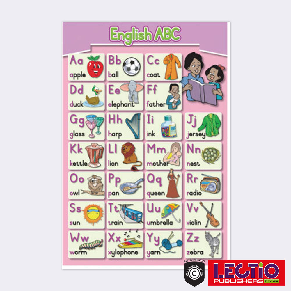 English Literacy Wall Chart Set – Lectio Publishers