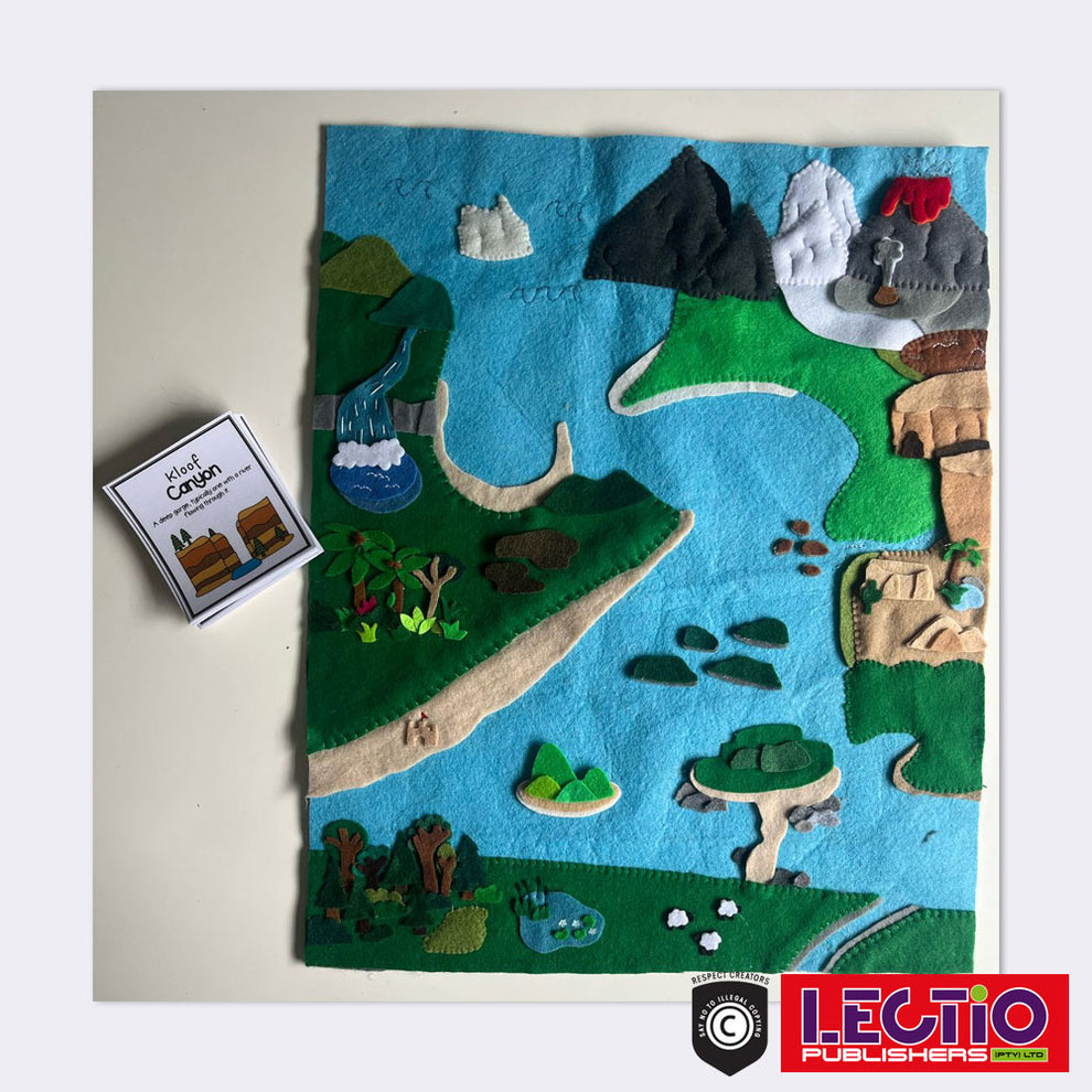 Land And Water Forms Learning Aid – Lectio Publishers