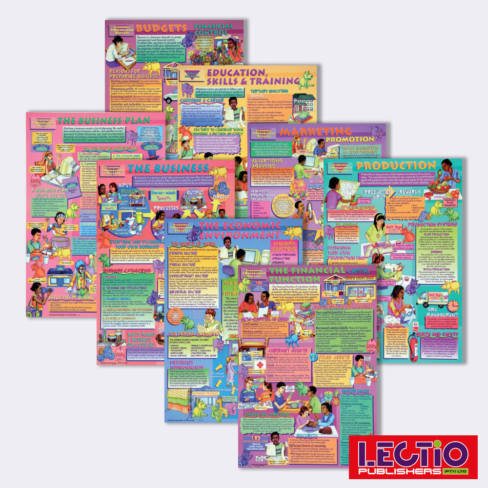 Business Studies Wall Chart Set Grade 10-12 – Lectio Publishers