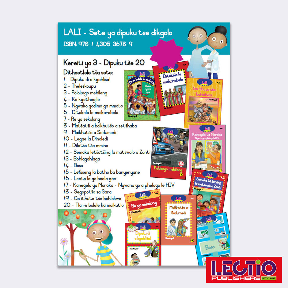 Grade 1-3 CAPS Approved Titles (Sepedi) – Lectio Publishers