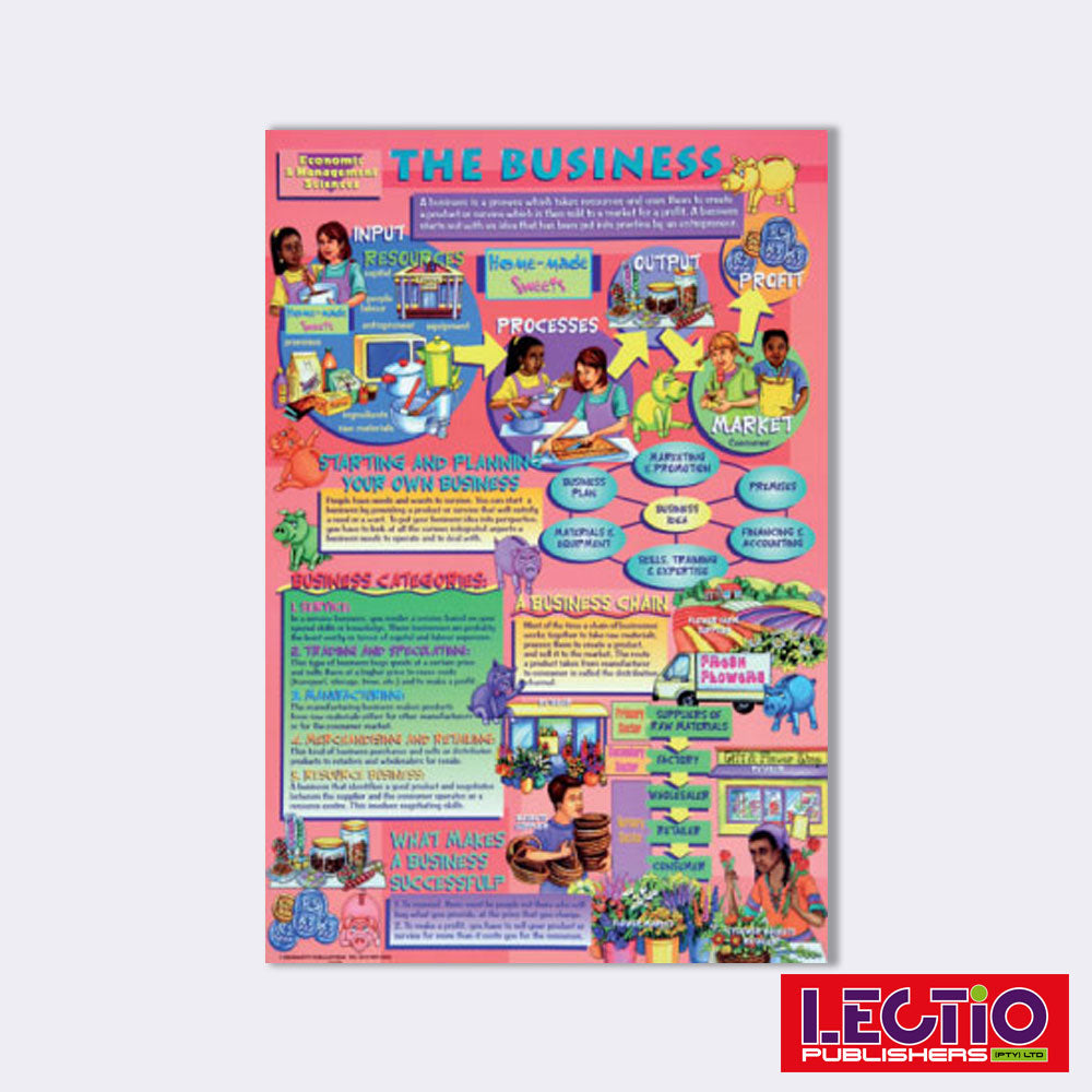 Business Studies Wall Chart Set Grade 10-12 – Lectio Publishers